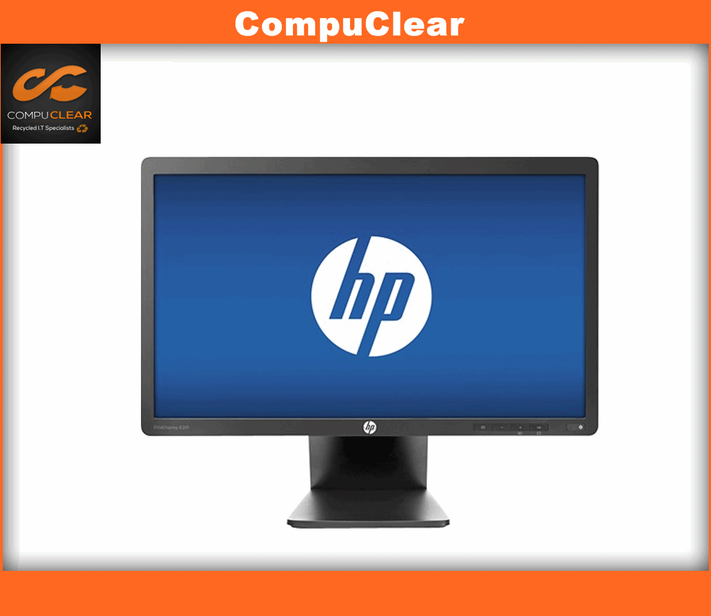 HP E201, 20" LCD Monitor, - Grade A - With Cables – CompuClear